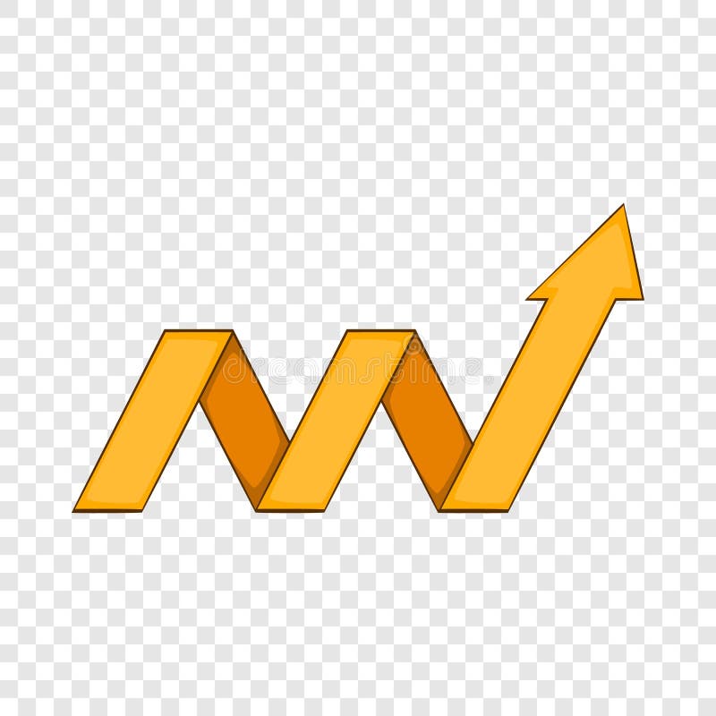 Chart Arrow Up Icon, Isometric 3d Style Stock Vector - Illustration of ...