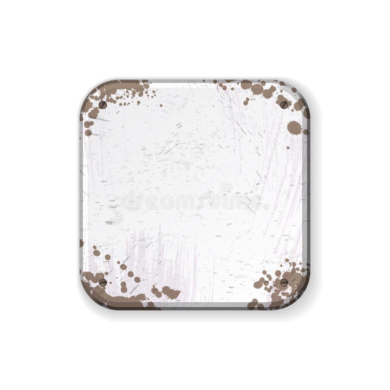 Square Corners Yellow Grunge Frame Stock Vector - Illustration of board ...