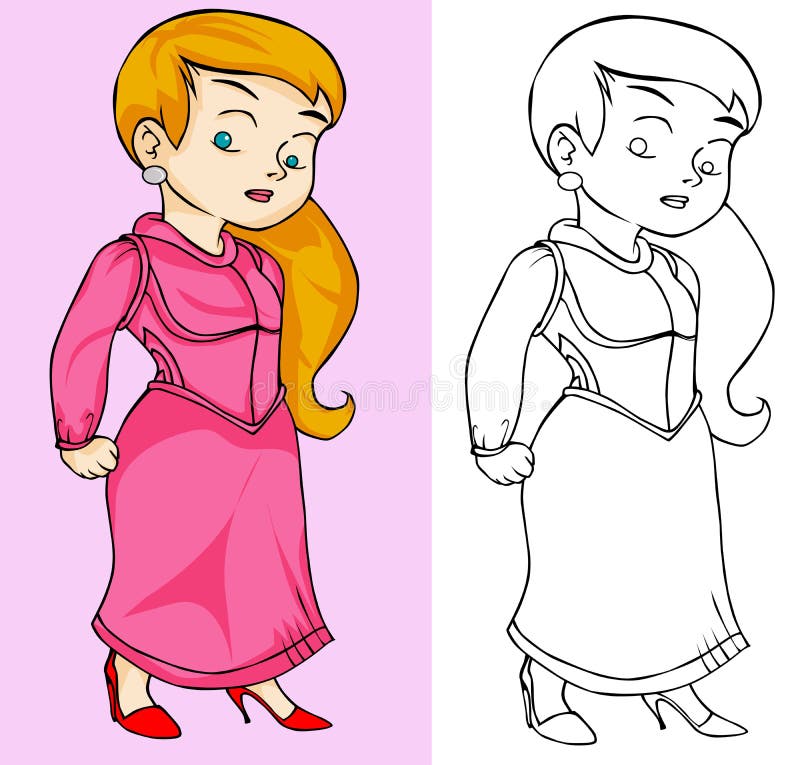 Yellow Haired with Blues Eyes Princess Stock Image - Illustration of ...