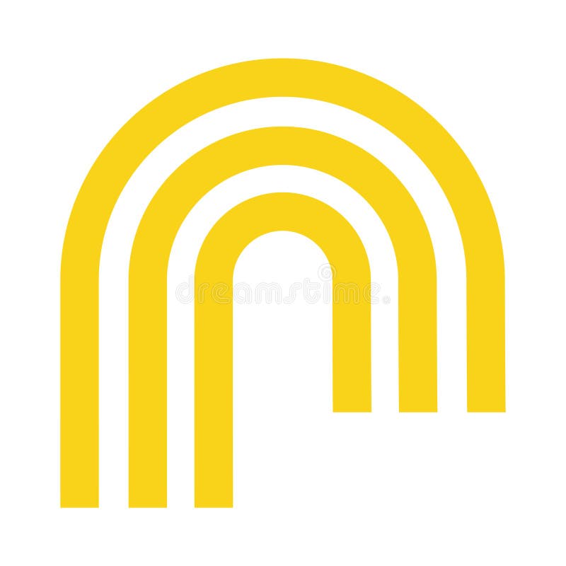 Yellow Half Sun Vector Icon Logo Stock Vector - Illustration of summer ...