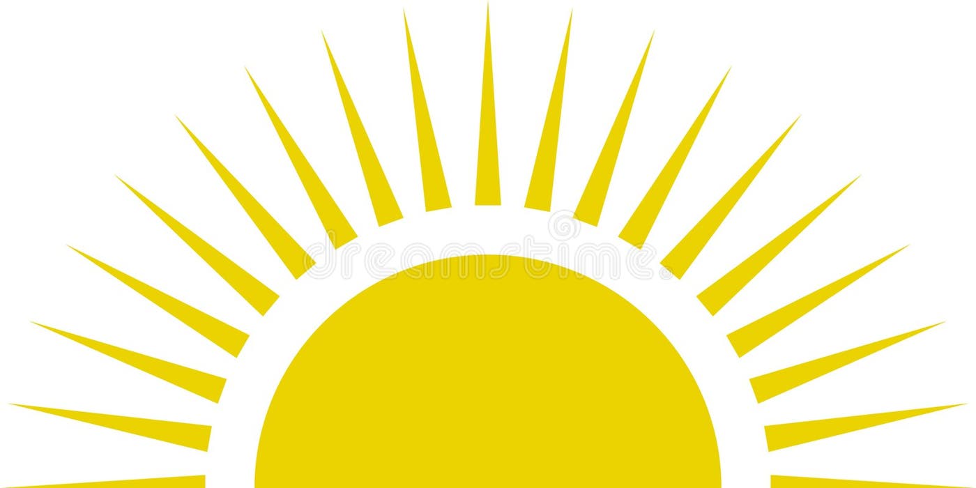 Half Sun Vector Stock Illustrations – 4,876 Half Sun Vector Stock ...