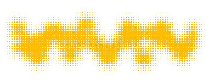 Yellow Halftone Background. Retro Comic Grain Texture Stock Vector ...