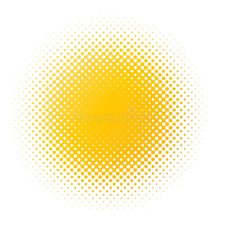 Yellow halftone blur stock vector. Illustration of artistic - 8245528