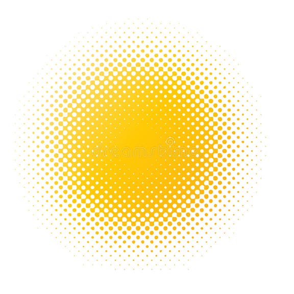 Yellow halftone blur stock vector. Illustration of artistic - 8245528