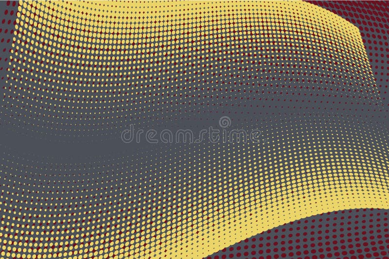 Yellow Halftone Circle Background Stock Vector - Illustration of panel ...