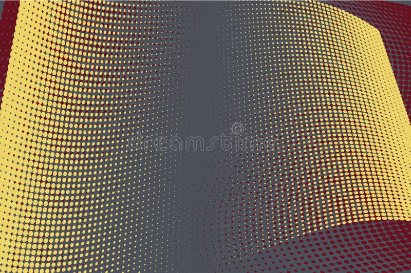 Yellow Halftone Circle Background Stock Vector - Illustration of retro ...