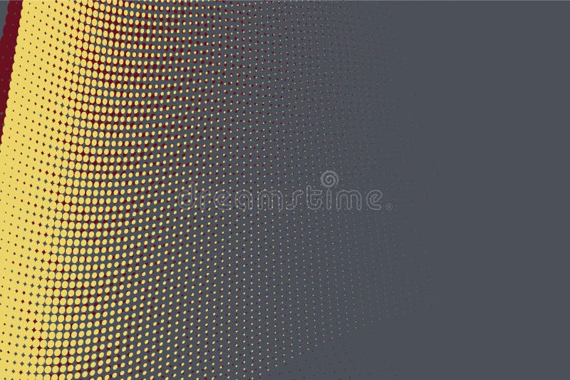 Yellow Halftone Circle Background Stock Vector - Illustration of circle ...