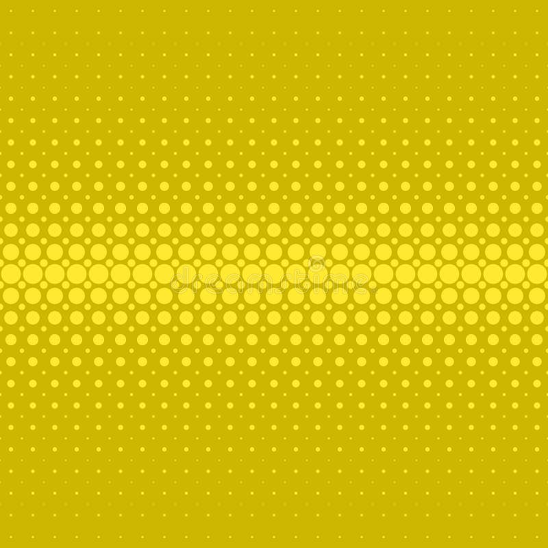 Yellow Halftone Dot Pattern Background - Vector Graphic Design Stock ...