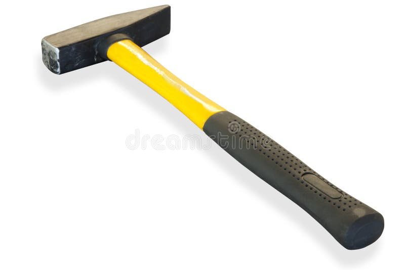 Yellow Hammer stock photo. Image of construction, hammering - 10743988