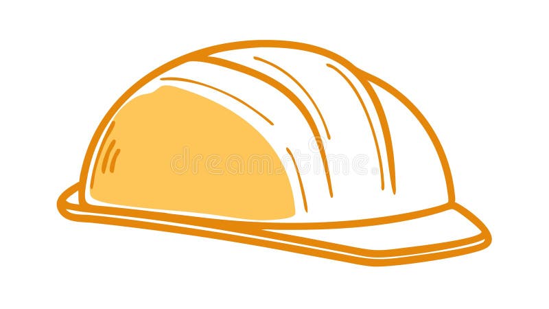 Yellow Hard Hat Icon, Safety and Construction Symbol , Vector Design ...