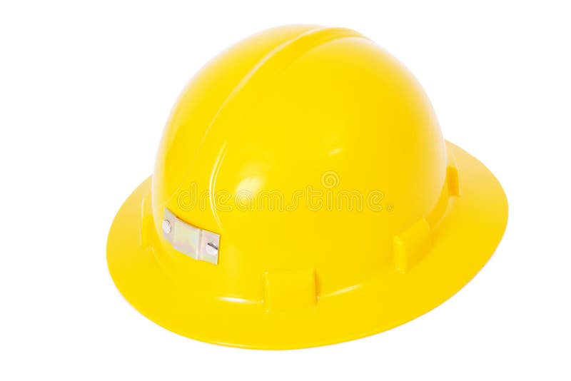 Yellow hard hat stock image. Image of wear, hard, bright - 7024831
