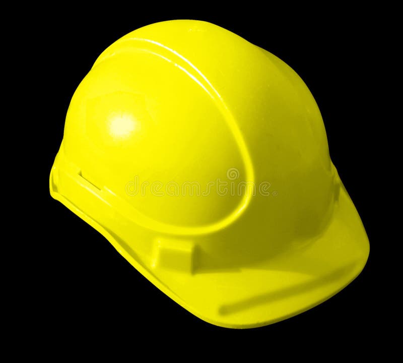Yellow Hat builders stock image. Image of isolated, trade - 7334097