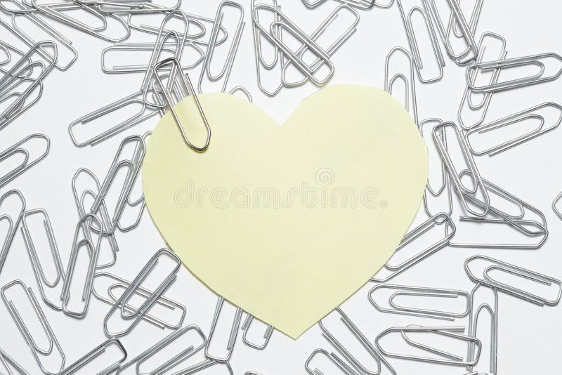 Yellow heart sticker stock image. Image of blank, colorful - 25872805