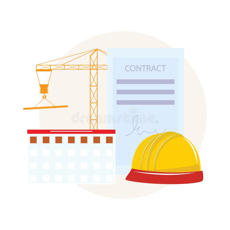 Contract Construction Crane Stock Illustrations – 465 Contract ...