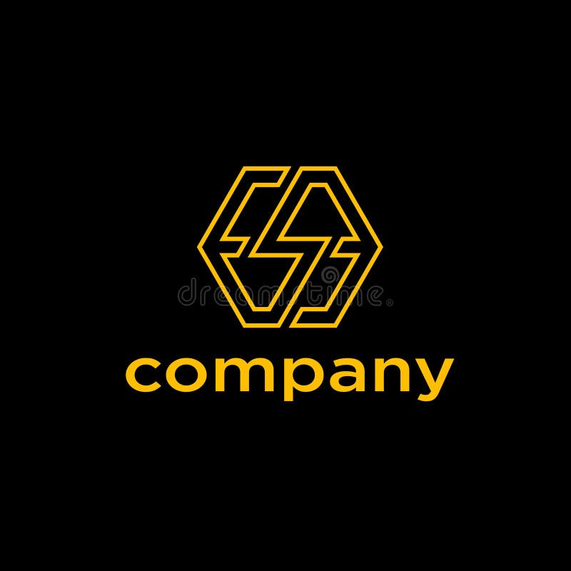 Yellow hexagonal design stock vector. Illustration of geometric - 359277831