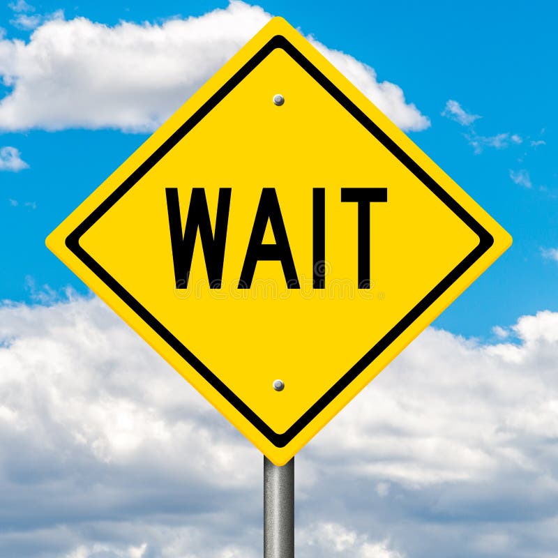 Yellow Highway Warning Sign Stock Illustration - Illustration of ...