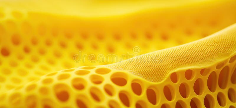 Yellow Honeycomb Texture, Intricate Patterns, Smooth Surface, Vibrant ...