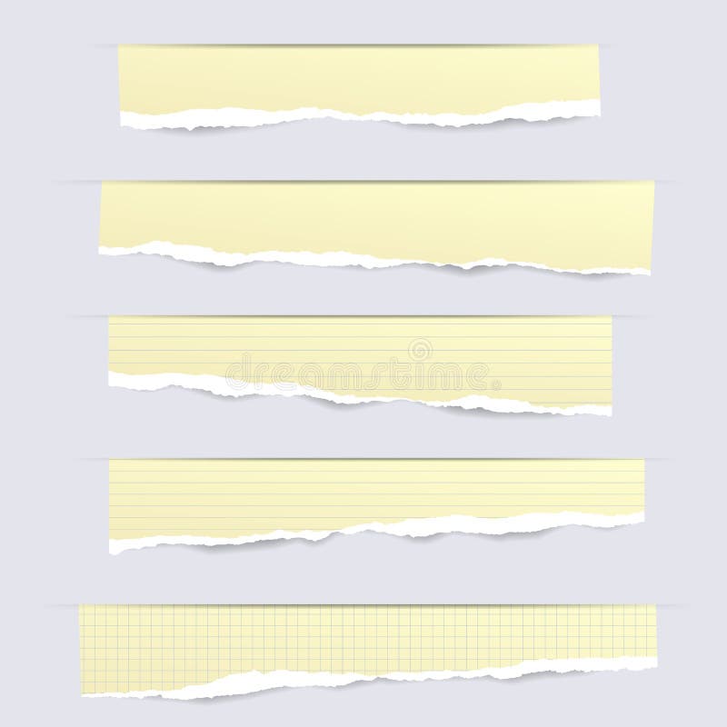 Horizontal ripped paper stock illustration. Illustration of ideas ...