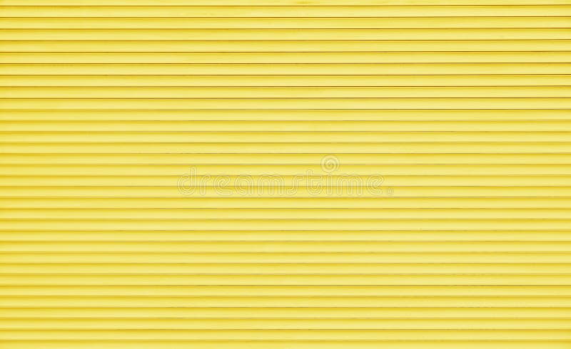 Yellow Horizontal Roller Shutter Blinds Stock Image - Image of pastel ...