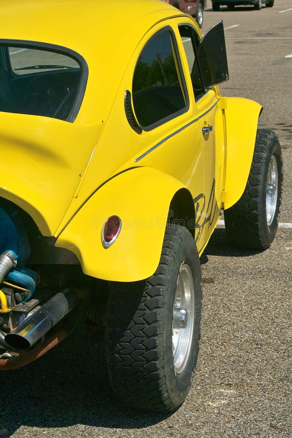 Yellow hot rod car stock photo. Image of automobile, speedy - 5728700