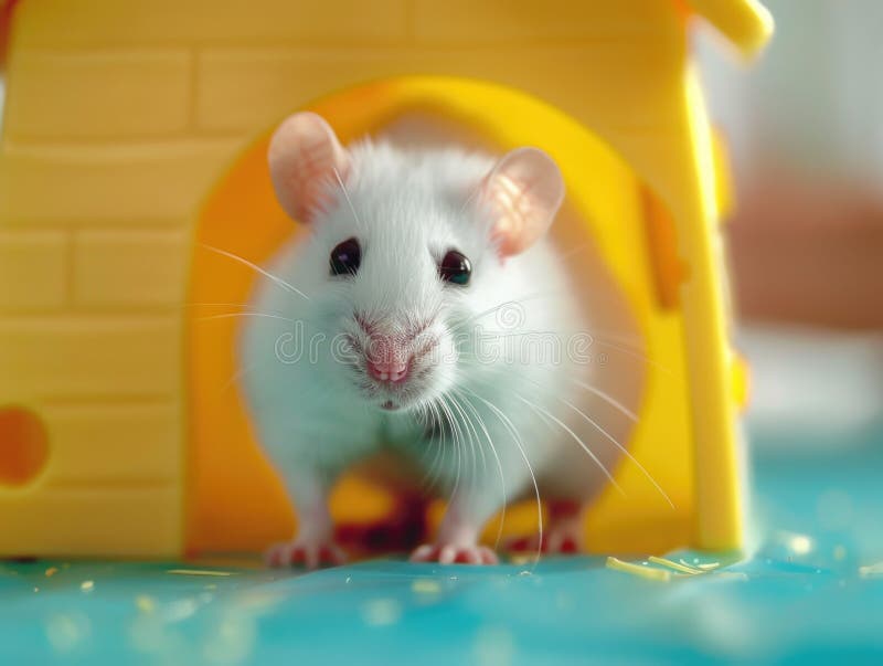 Yellow House Rat stock image. Image of cozy, indoor - 373505225