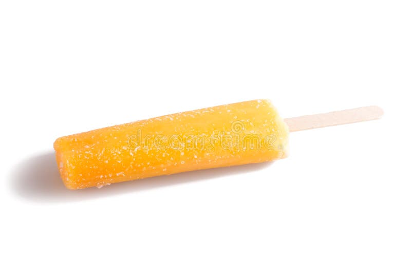 Yellow ice cream stick stock photo. Image of dessert - 48305768