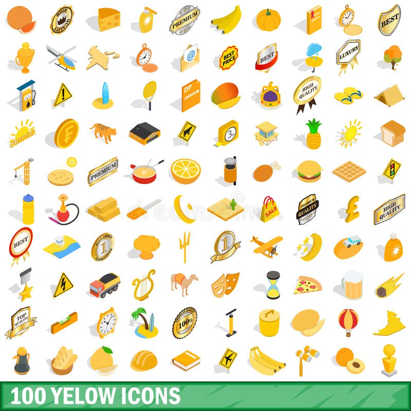 Yellow icons emoticons stock vector. Illustration of design - 82492334