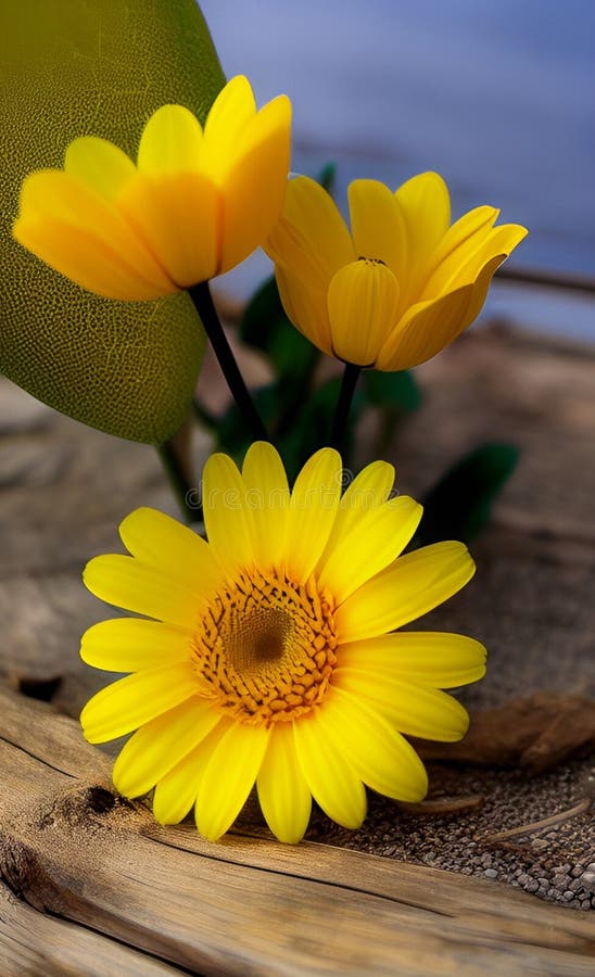 Yellow Illustration Artificial Intelligence Artwork Generated Stock ...