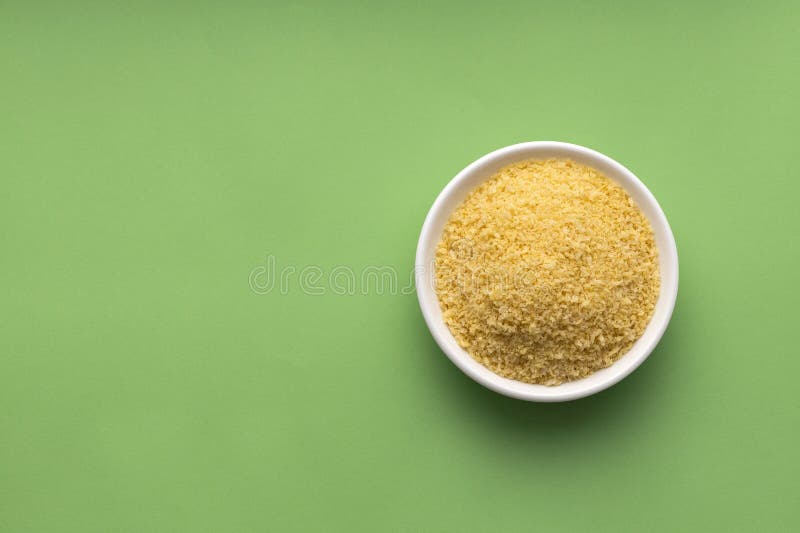 Yellow Japanese Panko Crumbs in the Bowl Stock Photo - Image of fresh ...