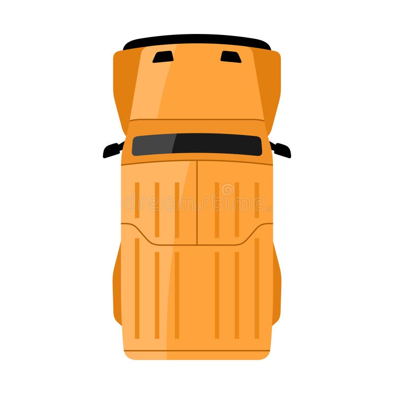 Yellow Sport Car Top View Stock Illustrations – 273 Yellow Sport Car ...