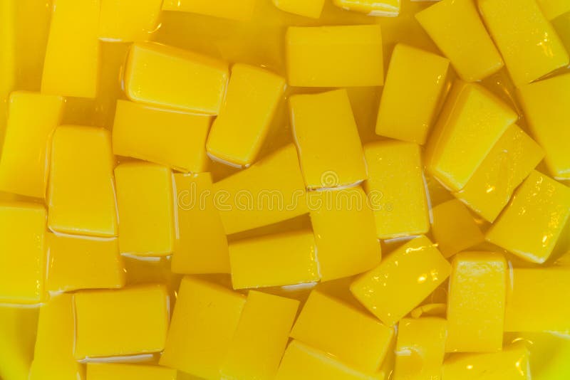 Yellow jelly stock image. Image of pile, syrub, closeup - 28755055
