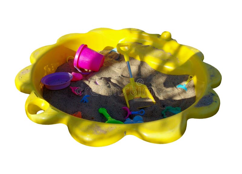 Sandbox and toys stock photo. Image of kindergarden, garden - 14268542