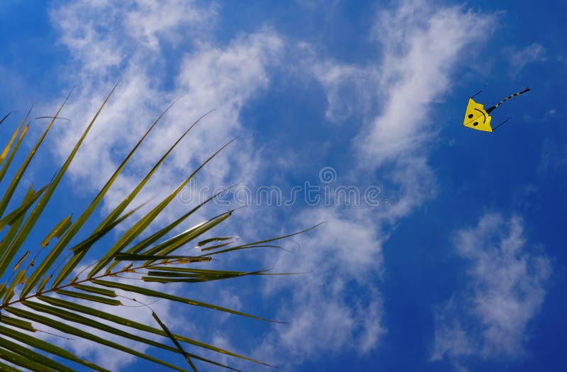 Yellow kite stock image. Image of yellow, phenomenon - 38670875