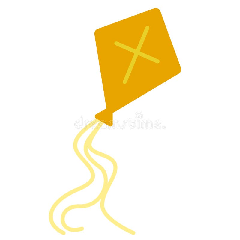 Kite geometric shape stock vector. Illustration of line - 252585273