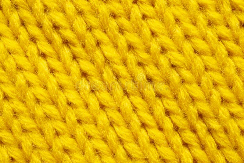Yellow Knitting Wool Texture Background Stock Photo - Image of knitted ...