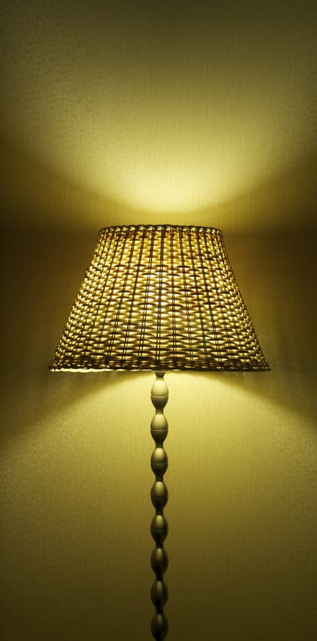 Yellow lamp stock photo. Image of wallpaper, basket, spread - 22786616