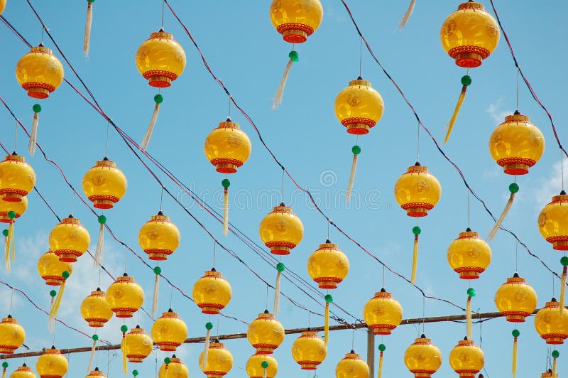 Yellow lantern stock photo. Image of hanging, festive - 13240752
