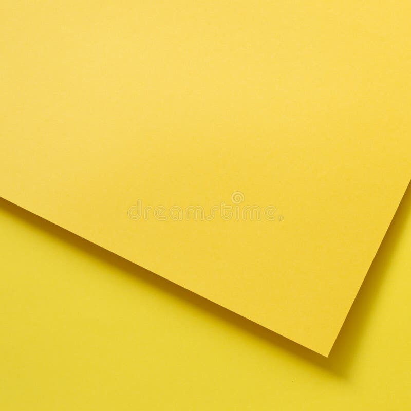 Yellow layered color paper stock photo. Image of layer - 211418080