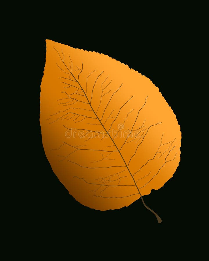 Yellow Leaf Design for Wallpaper, Eco-friendly Drawing Stock ...