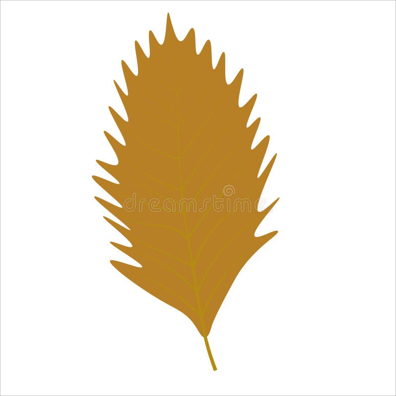 Yellow Leaf Oval Leaf Element Vector File Stock Vector - Illustration ...