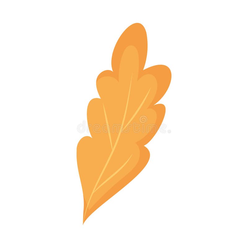 Yellow leaf plant foliage stock vector. Illustration of gardening ...