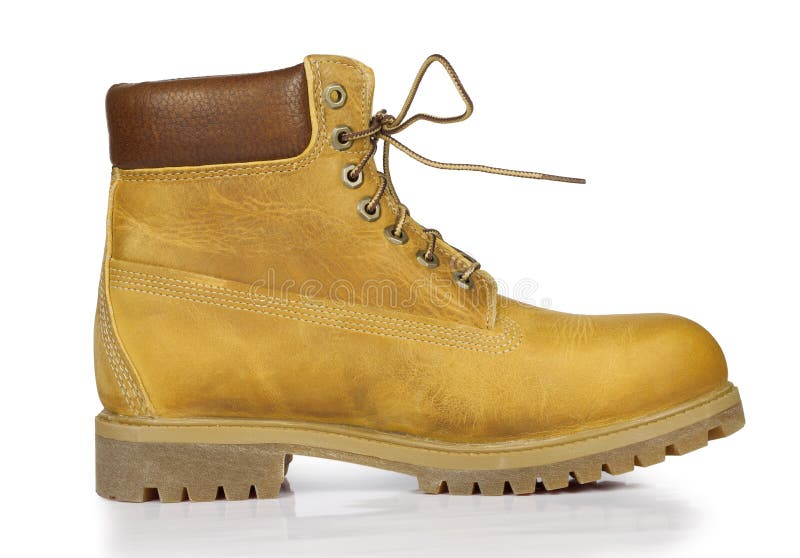 Yellow Leather Stylish Shoes Stock Image - Image of broken, heavy: 23675957