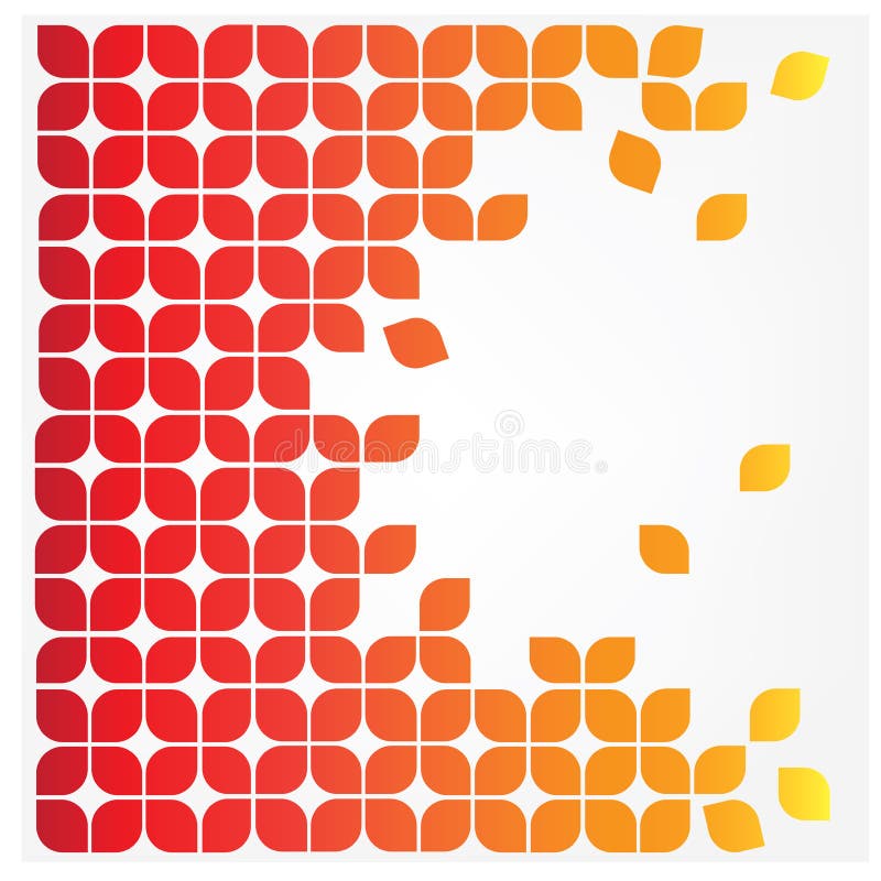 Yellow Leaves Abstract Background Stock Vector - Illustration of ...