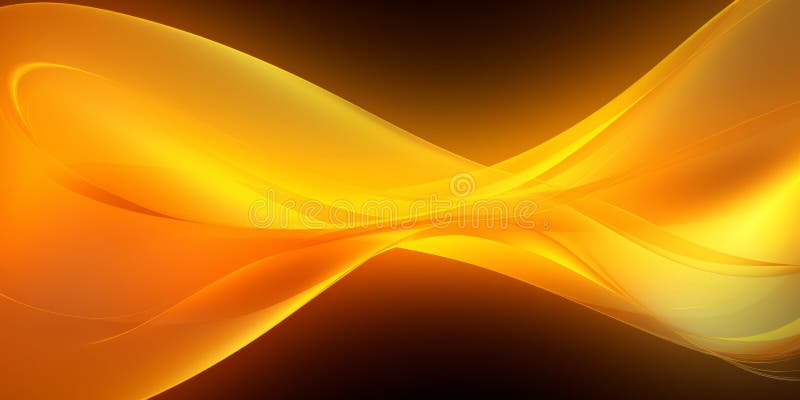 Yellow LED Creative Abstract Wavy Texture. Stock Illustration ...