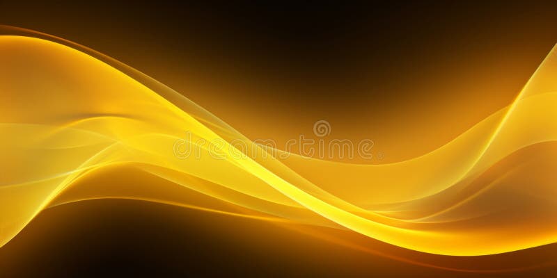 Yellow LED Creative Abstract Wavy Texture. Stock Illustration ...