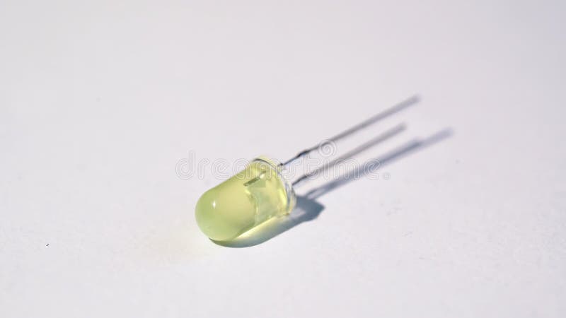 White Rgb Led Electronic Component Isolated at White Background Stock ...