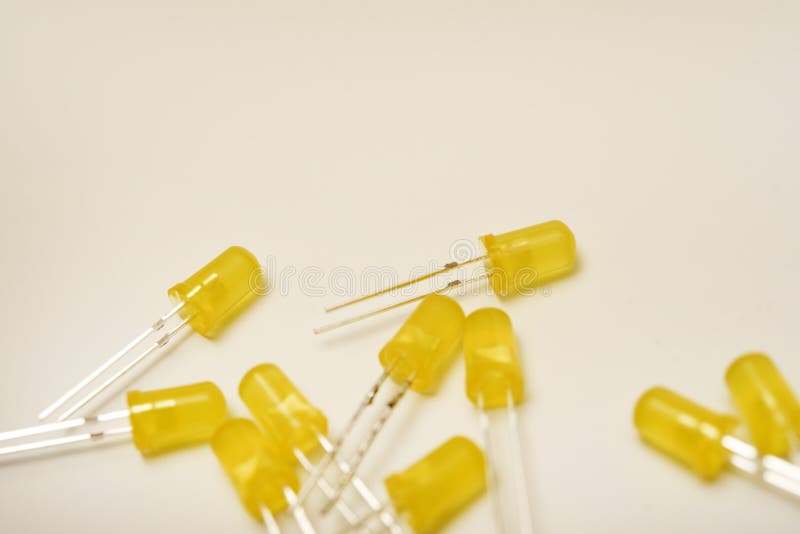 Yellow Led Lamps Electronic Element Stock Photos - Free & Royalty-Free ...