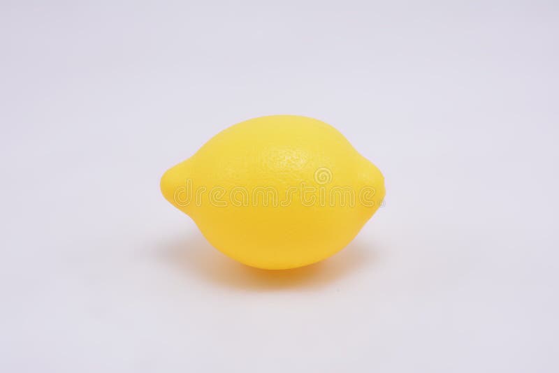 Yellow Lemon Fruit Plastic Toy Played by Kids Stock Image - Image of ...
