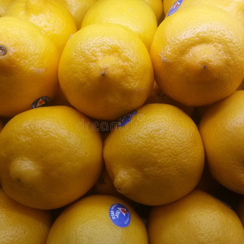 Yellow lemon oranges editorial stock image. Image of clementine - 265968664