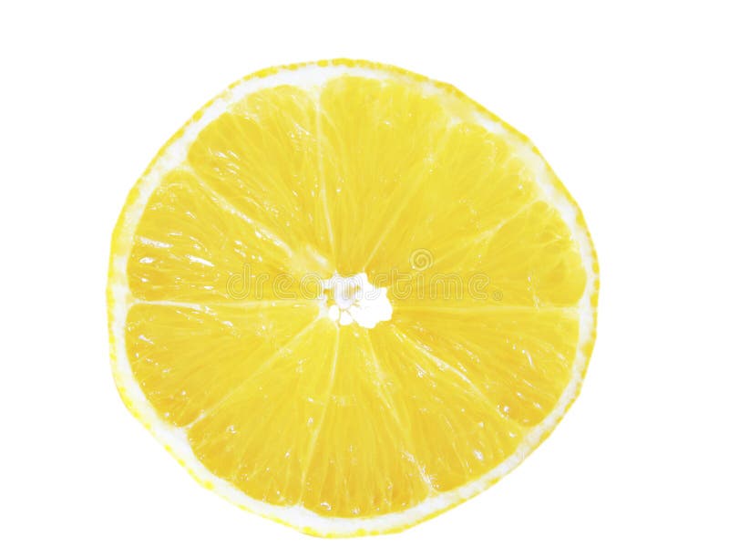 Yellow lemon slice stock image. Image of lemon, citrus - 235140193